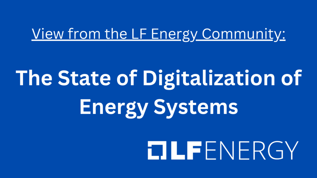 View from the Community: The State of Digitalization of Energy Systems ...
