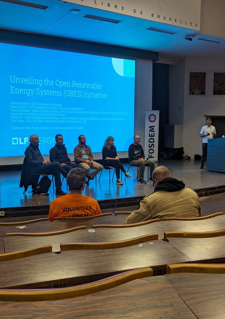 FOSDEM 2024 Recap: Unveiling the Open Renewable Energy Systems (ORES) Initiative – LF Energy